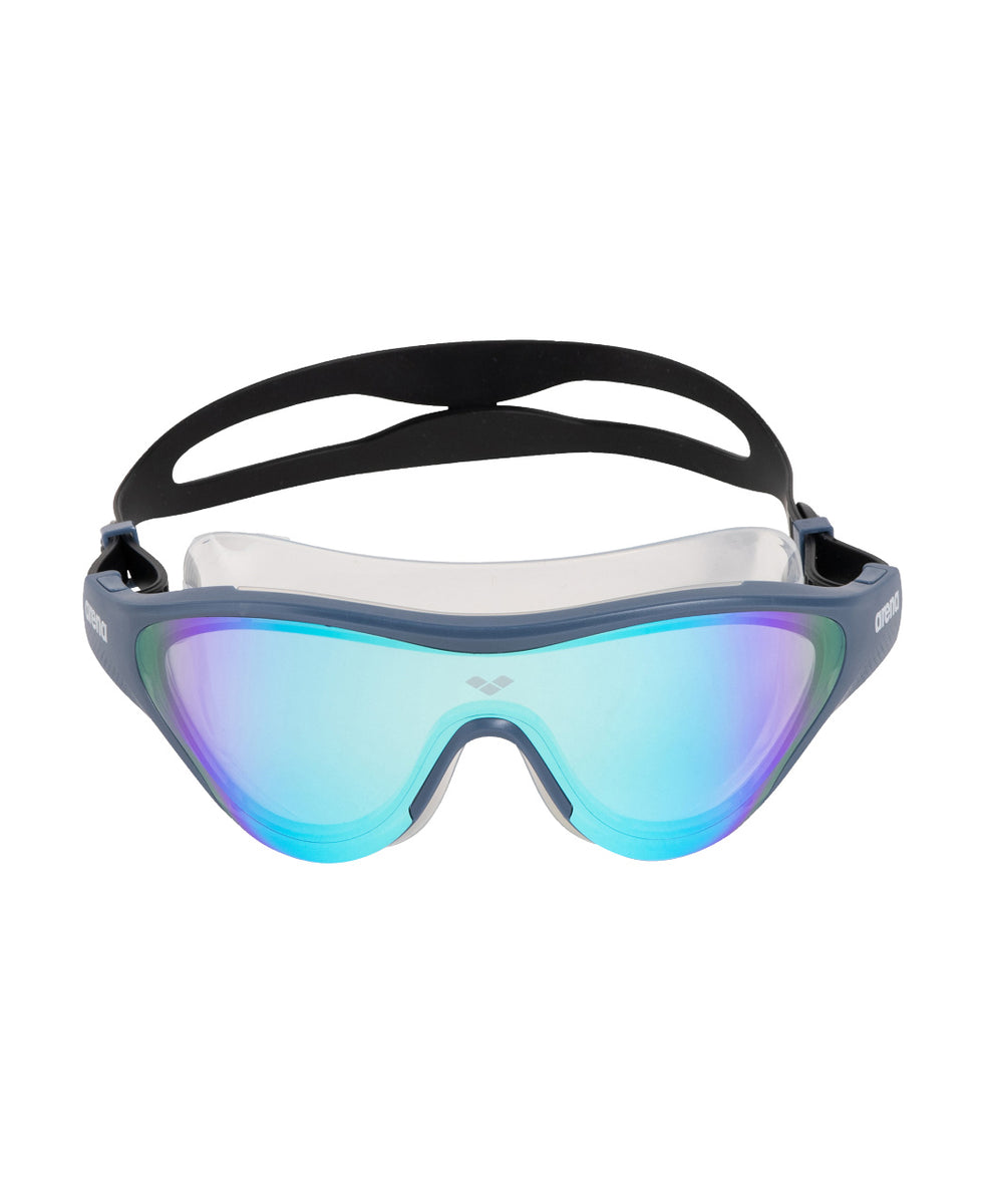 Arena The One Mask Mirror Blue-Grey Blue-Black – Arena Water Instinct NZ