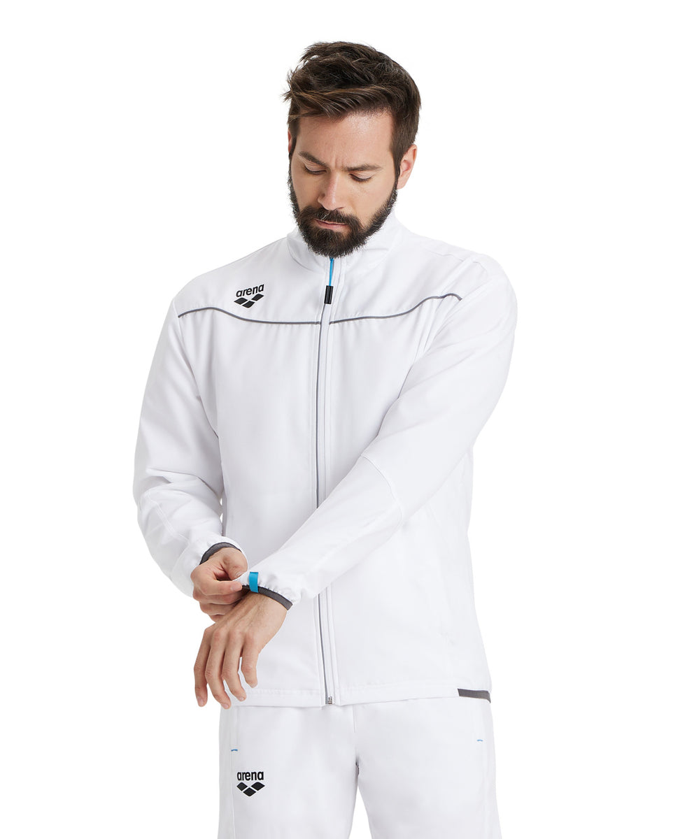 Arena Team Unisex Panel Jacket - White – Arena Water Instinct NZ