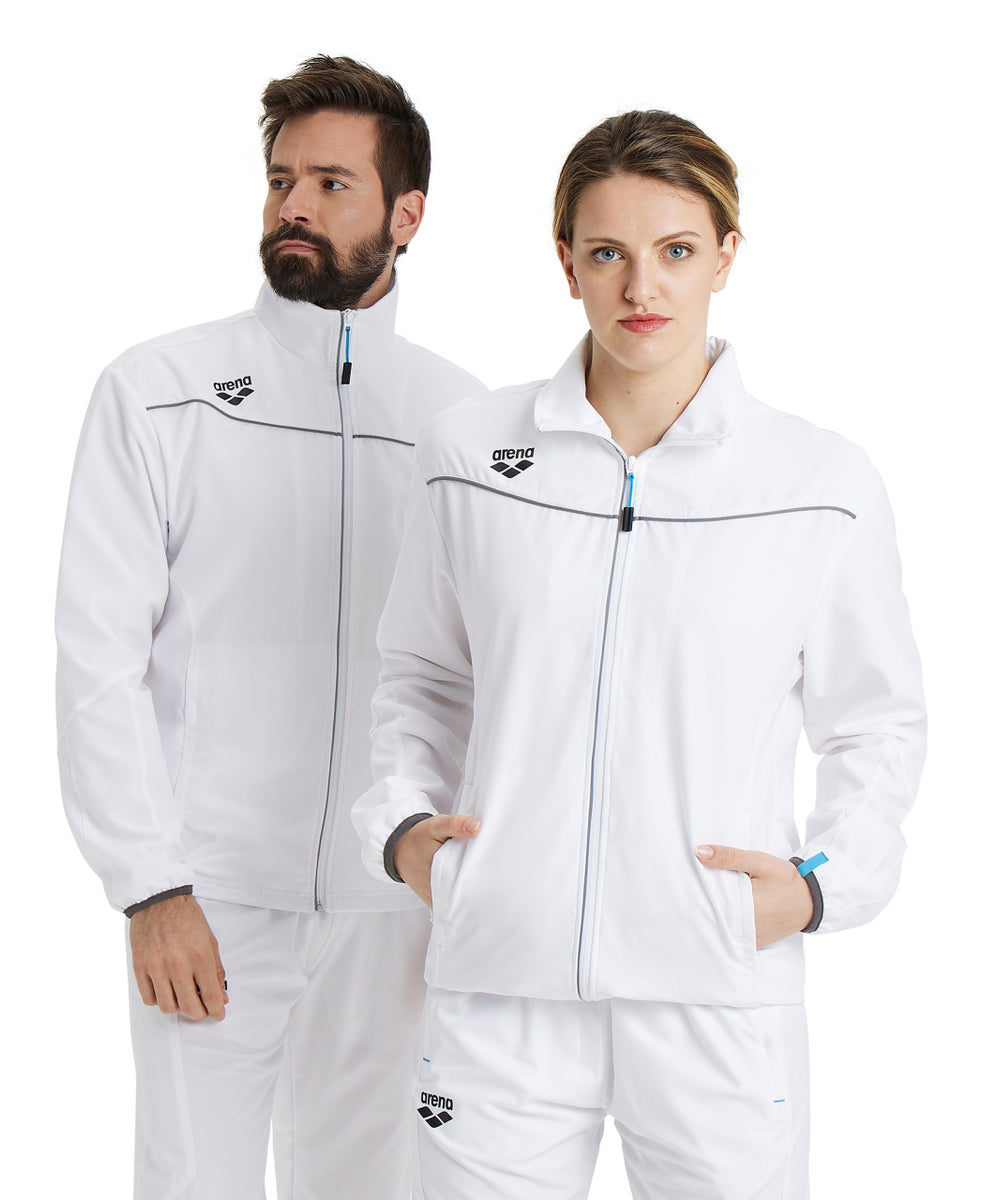 Arena Team Unisex Panel Jacket - White – Arena Water Instinct NZ