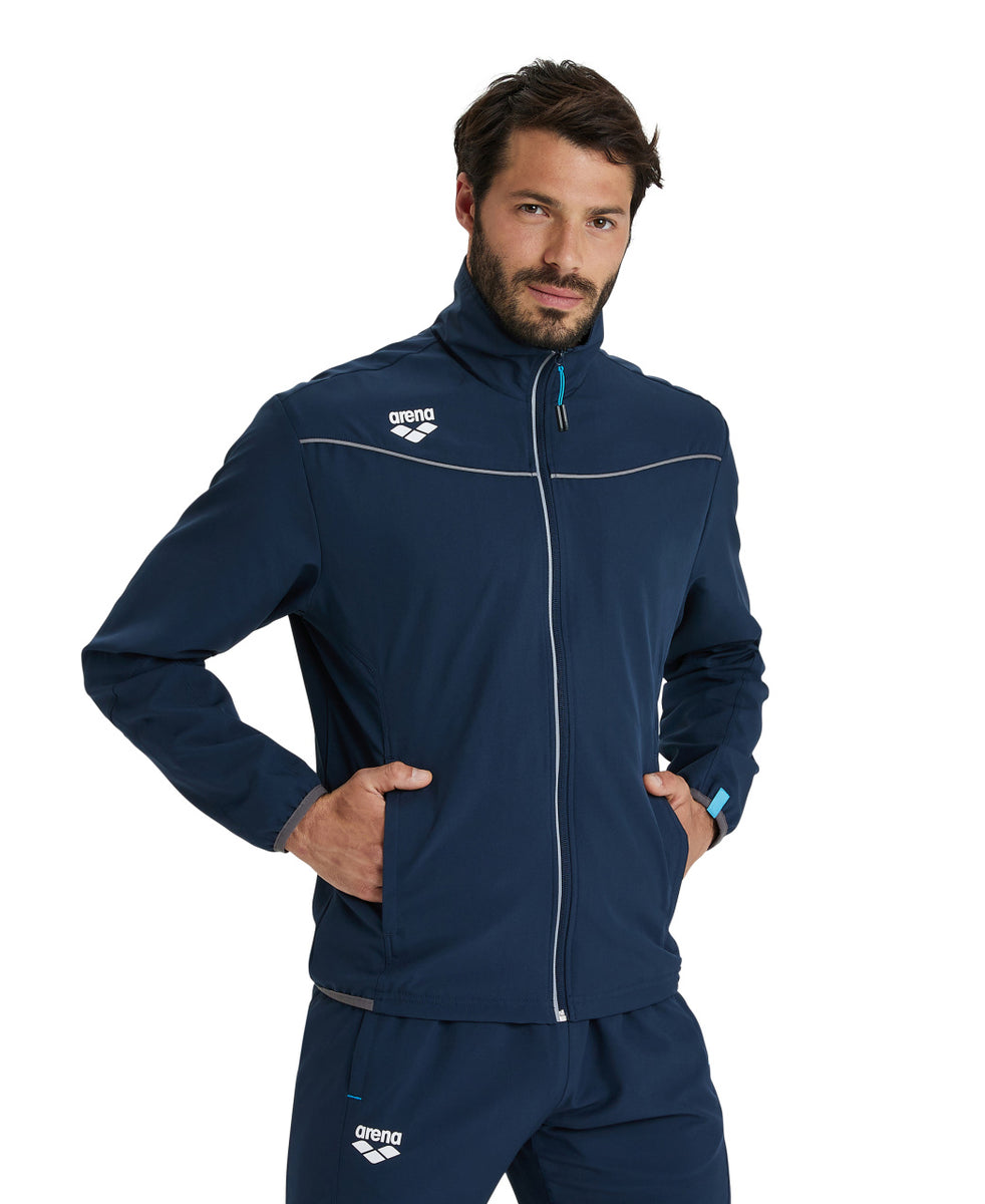 Arena Team Unisex Panel Jacket - Navy – Arena Water Instinct NZ
