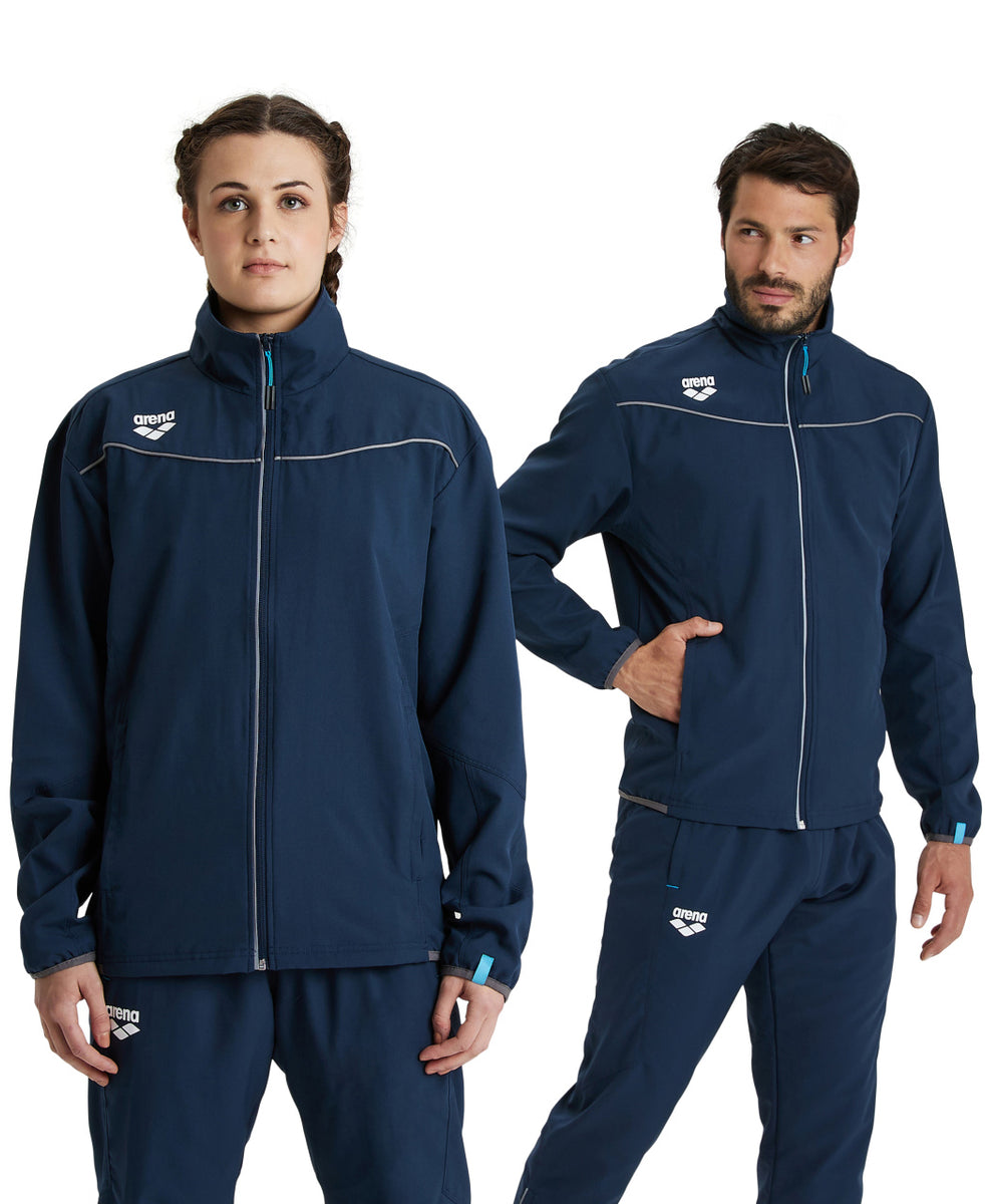 Arena Team Unisex Panel Jacket - Navy – Arena Water Instinct NZ
