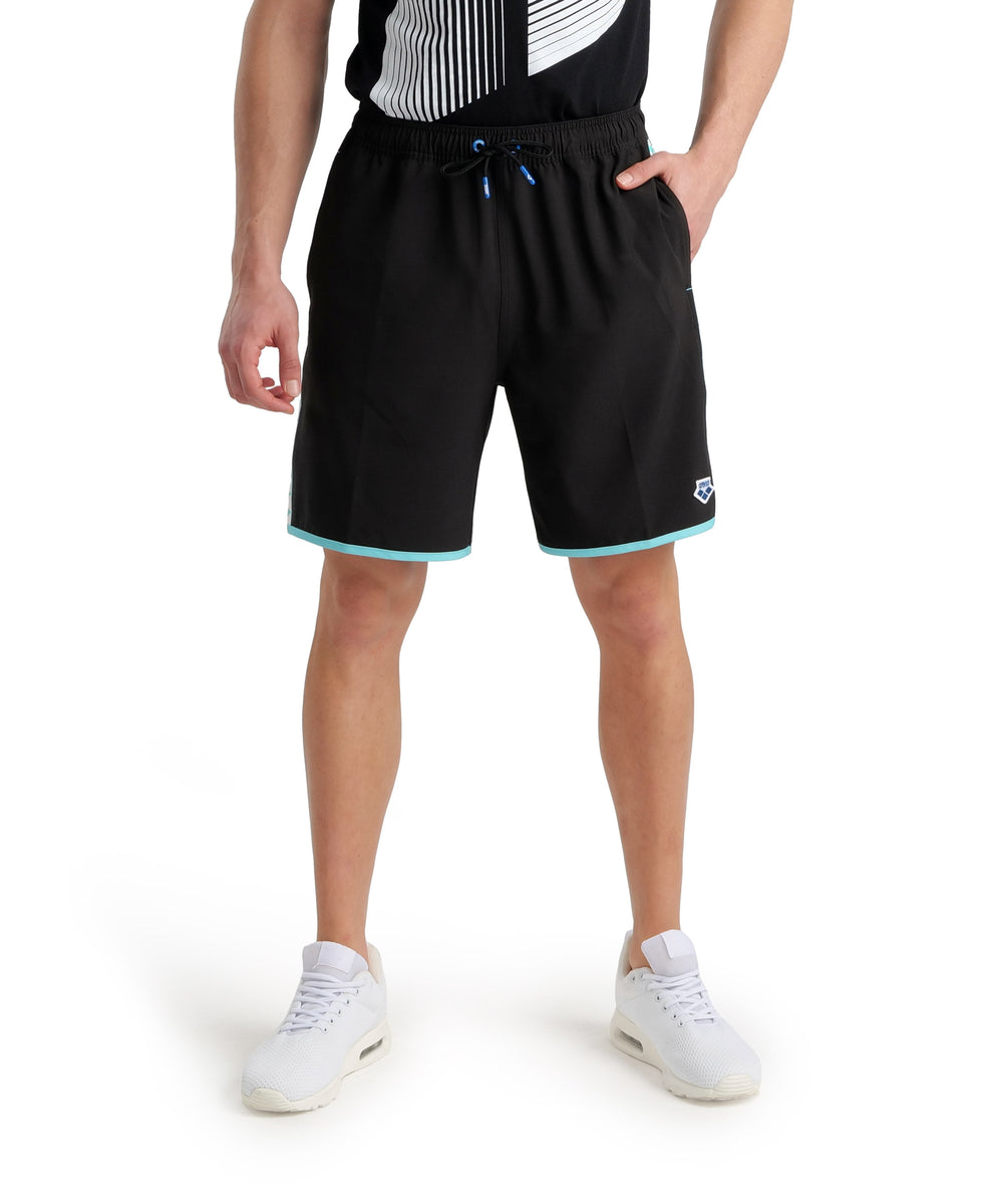 Arena Diamonds Bermuda Shorts - Black-White-Blue Diamond – Arena Water ...