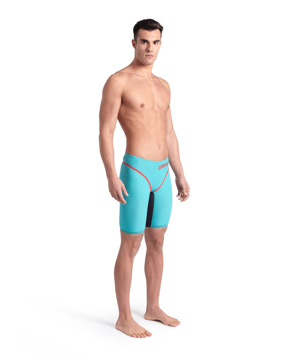 Men's Powerskin Carbon Core FX LE Jammer Turquoise-Metallic – Arena ...
