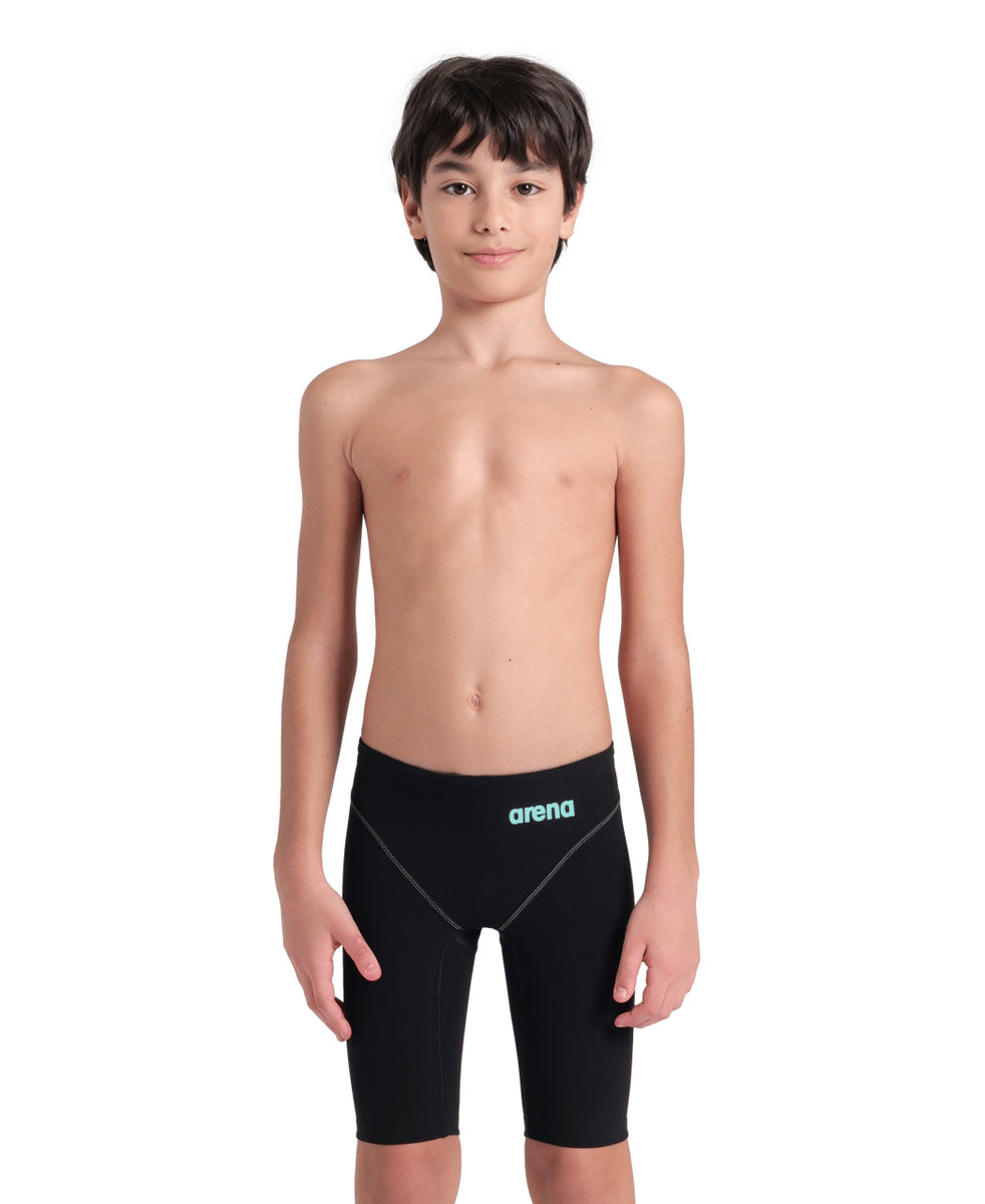 arena Boys' Powerskin Impulso Swim Racing Jammer - Black Teal – Arena ...