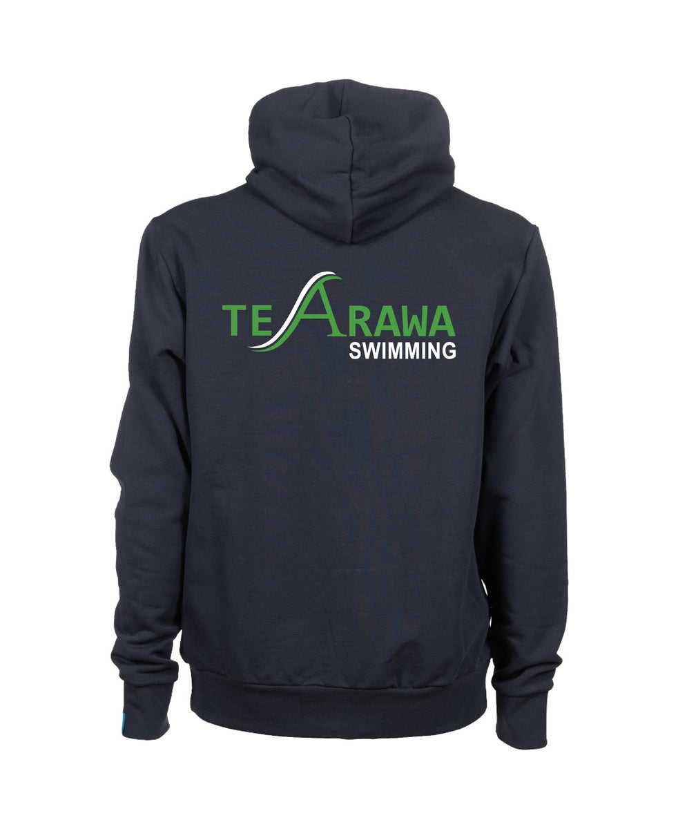 Te Arawa Unisex Hooded Panel Jacket - Navy – Arena Water Instinct NZ