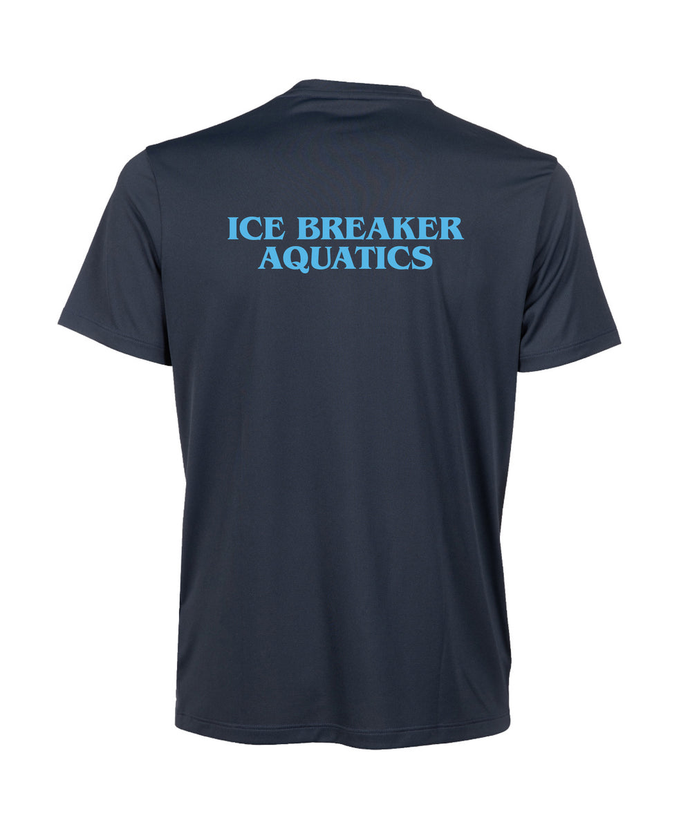 Ice Breaker Aquatics Unisex Team T-Shirt Solid - Navy – Arena Water ...