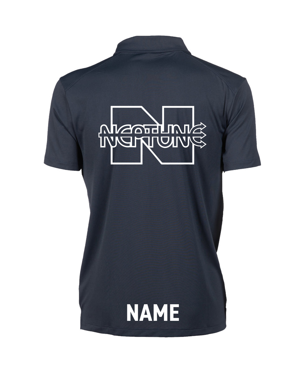 Neptune Unisex Polo Shirt Solid - Navy – Arena Water Instinct NZ