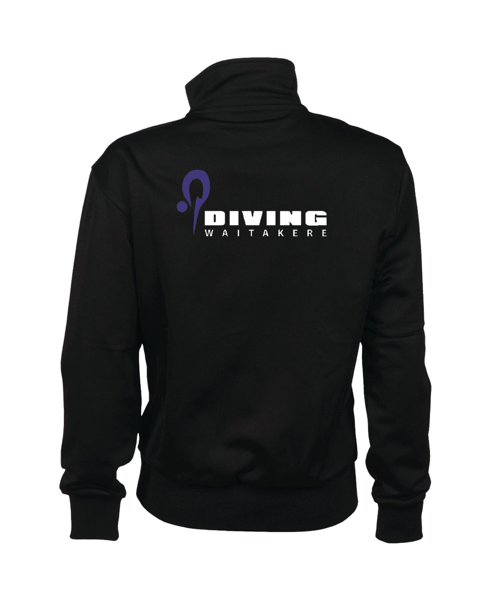 Diving Waitakere Unisex Jr Panel Jacket - Black – Arena Water Instinct NZ