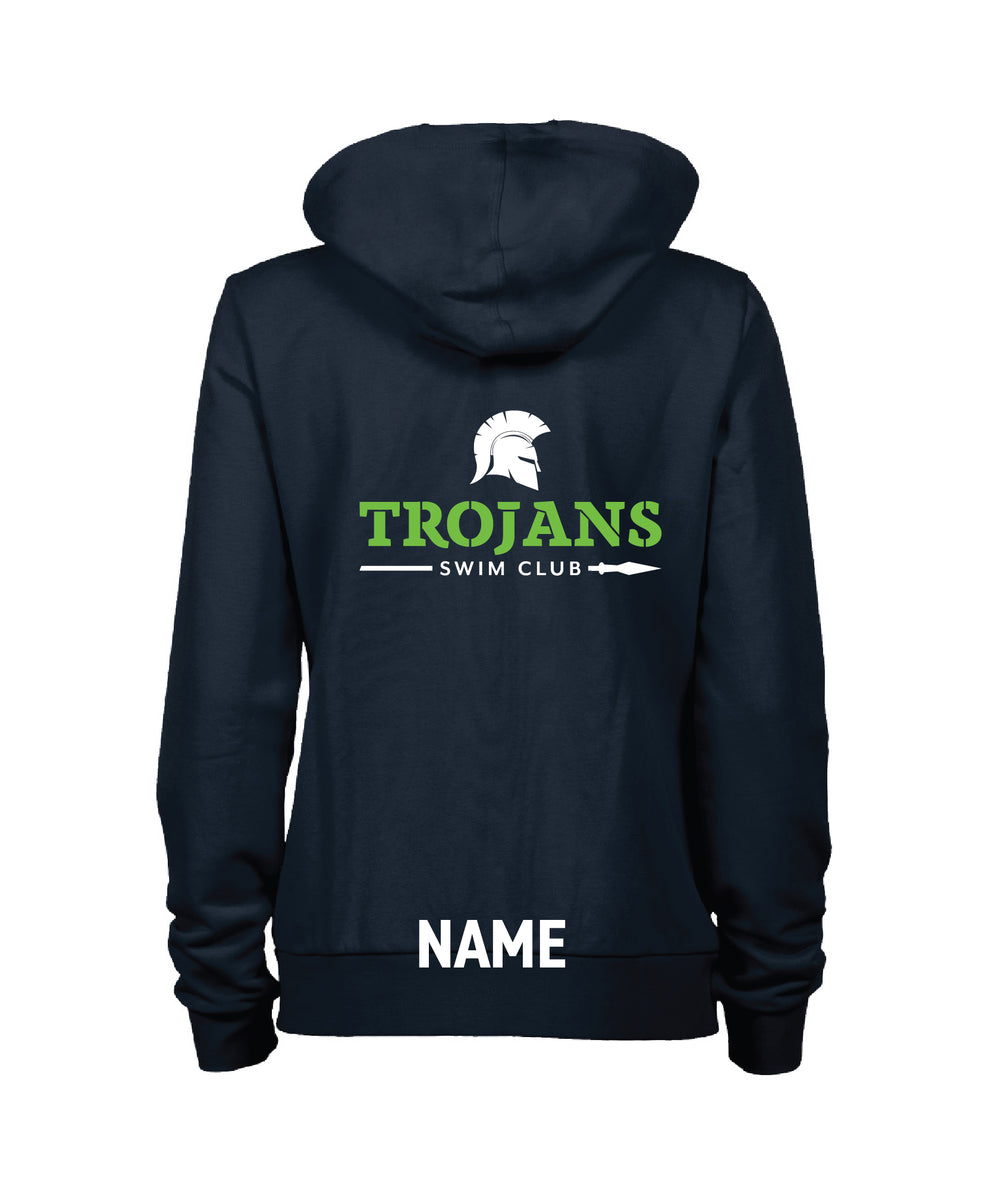 Trojans Women's Hooded Panel Jacket - Navy – Arena Water Instinct NZ