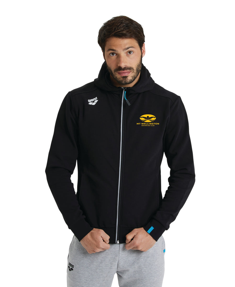 Mt Wellington Unisex Team Hooded Jacket Panel - Black – Arena Water ...