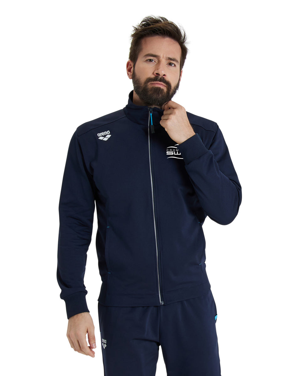 Cromwell Unisex Panel Knitted Poly Jacket - Navy – Arena Water Instinct NZ