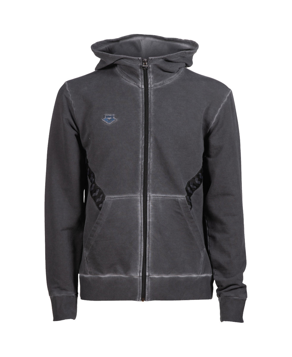 Unisex Arena Icons Hooded Jacket Delave-Black-White – Arena Water ...